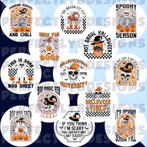 Retro Halloween Grab Bag | Circle Cardstock Cutouts | Car Freshies ...