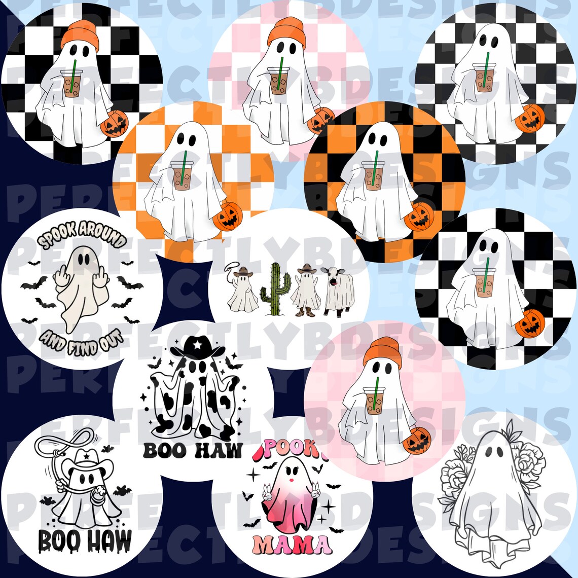 Halloween Grab Bag | Circle Cardstock Cutouts | Car Freshies | Freshie ...