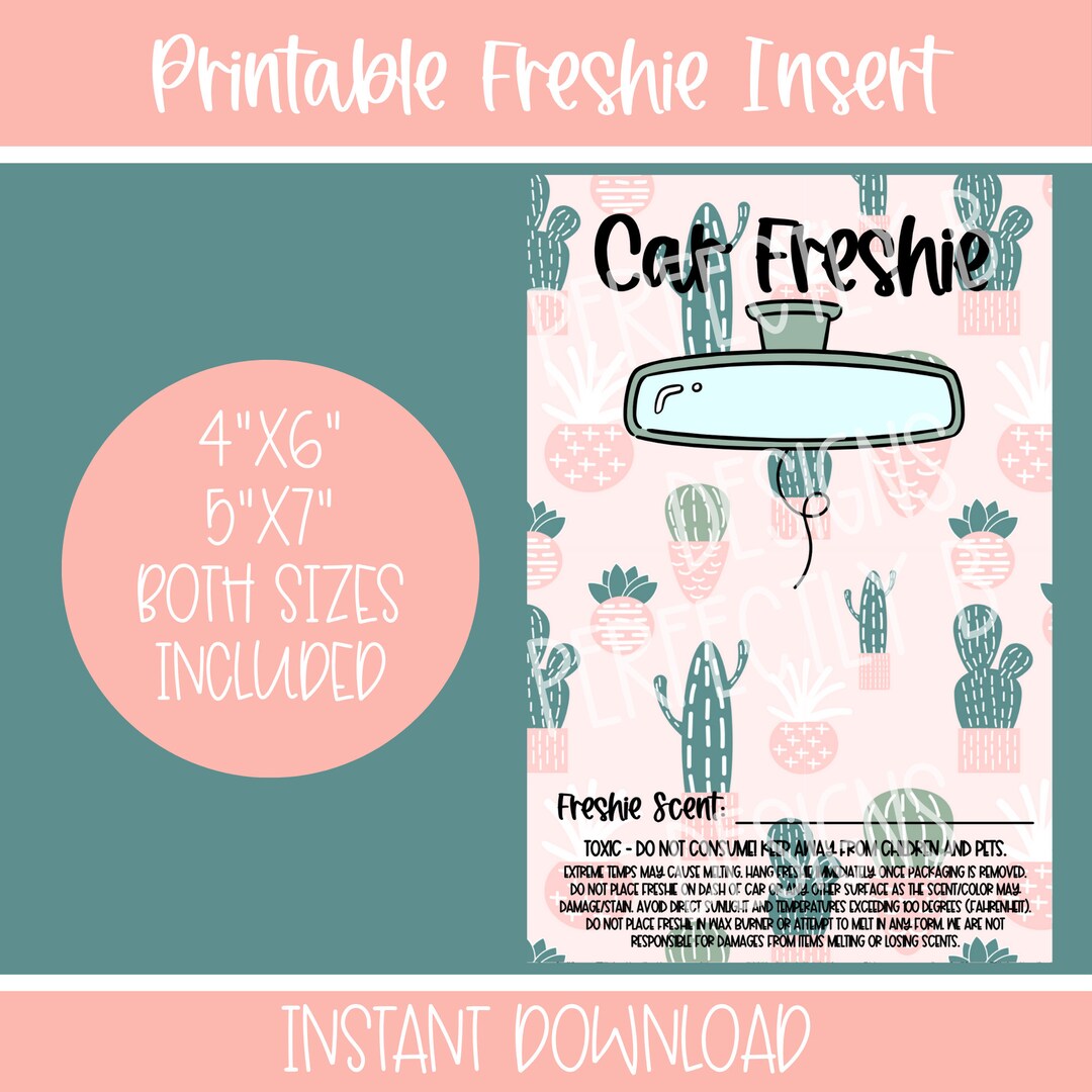 PNG File Download | Freshie Scent Inserts | Freshie Car Mirror Inserts ...