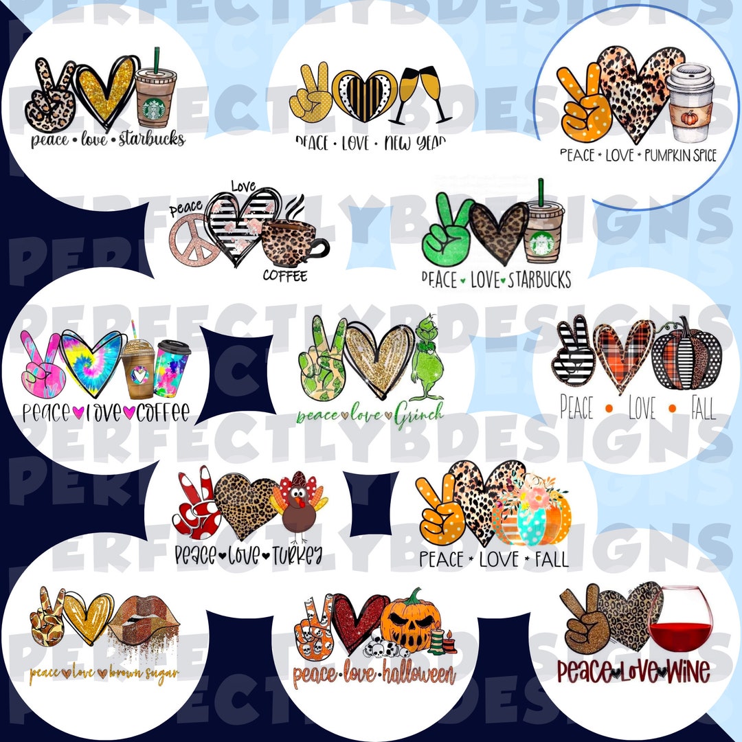 Peace.love.grab Bag Circle Cardstock Cutouts Car Freshies Freshie ...