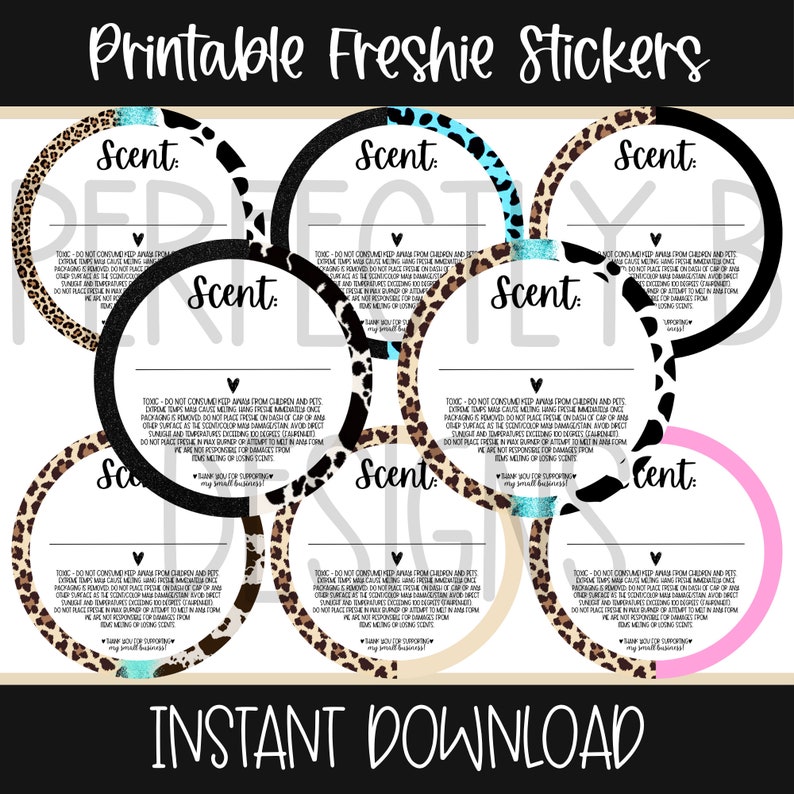 PNG File Download Freshie Scent Stickers Freshie Warning Circle Sticker ...