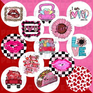Valentine's Day Grab Bag | Circle Cardstock Cutouts | Car Freshies ...