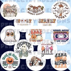 Retro Halloween Grab Bag | Circle Cardstock Cutouts | Car Freshies ...