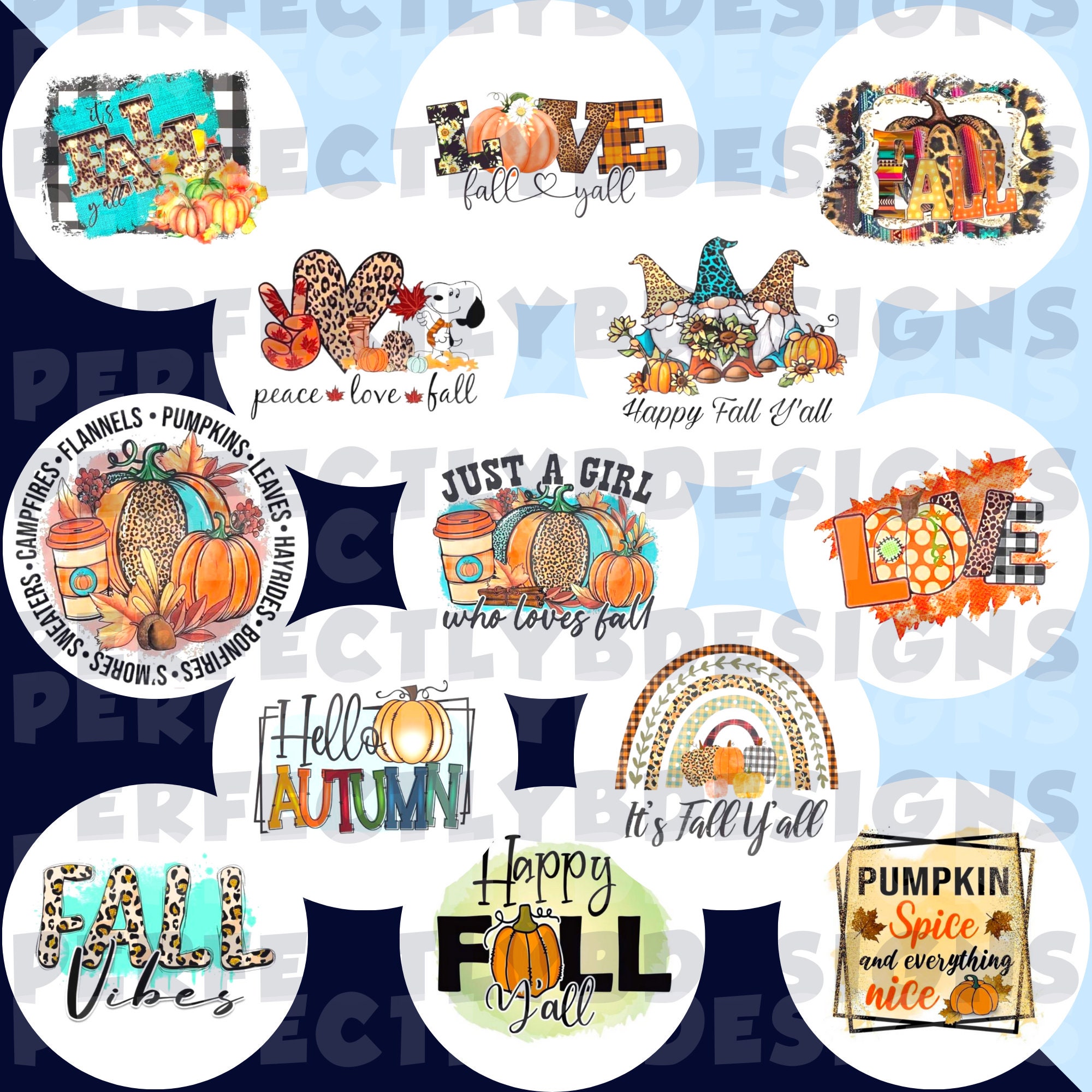 Fall Grab Bag Freshie Cardstock Circle Cutouts Car - Etsy