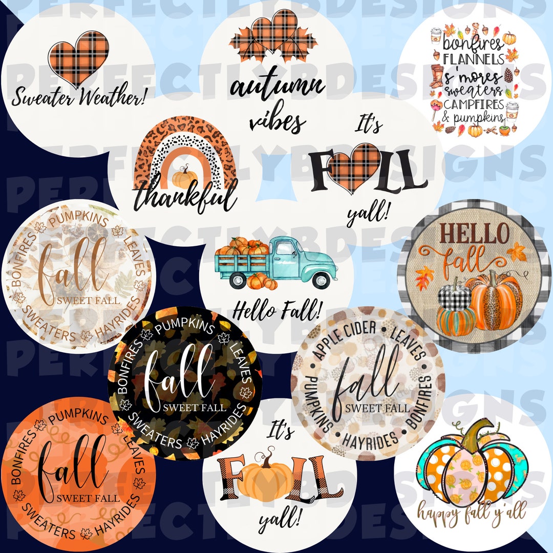 Fall Grab Bag | Freshie Cardstock | Circle Cutouts | Car Freshies ...
