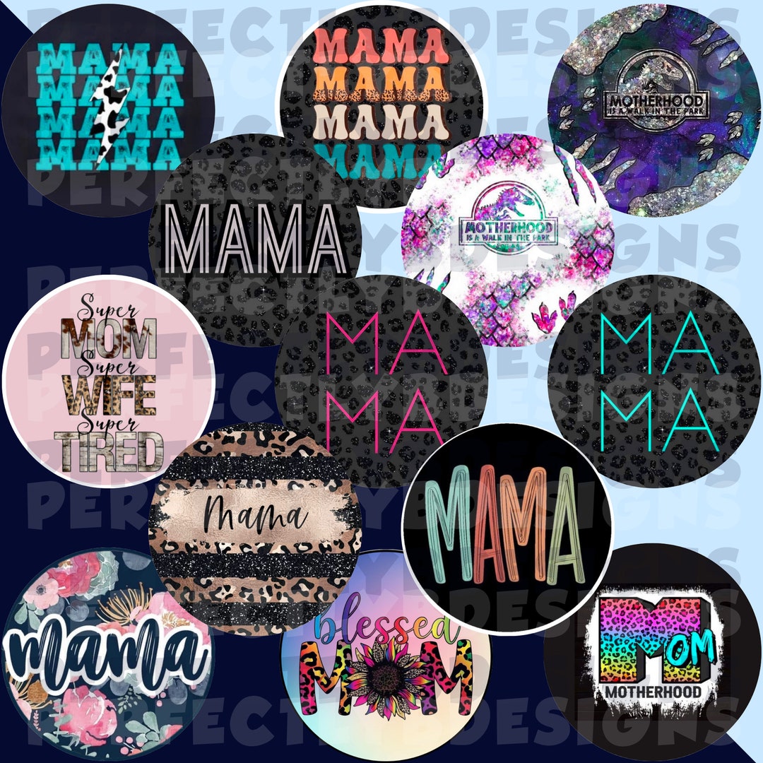 Mama Grab Bag Circle Cardstock Cutouts Freshie Cardstock Mom Life Mom ...
