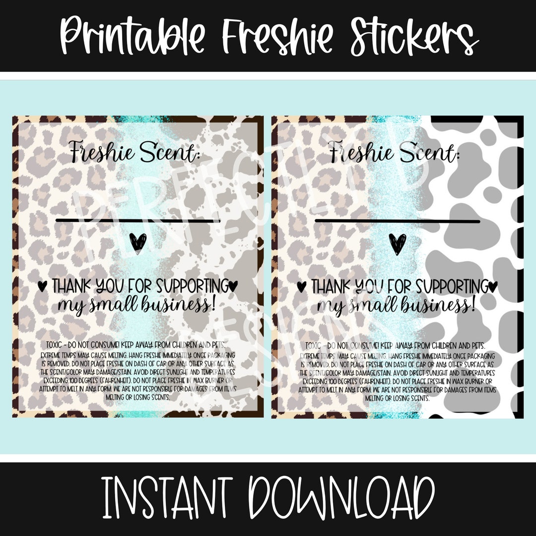 PNG File Download | Freshie Scent Stickers | Freshie Stickers | Freshie ...