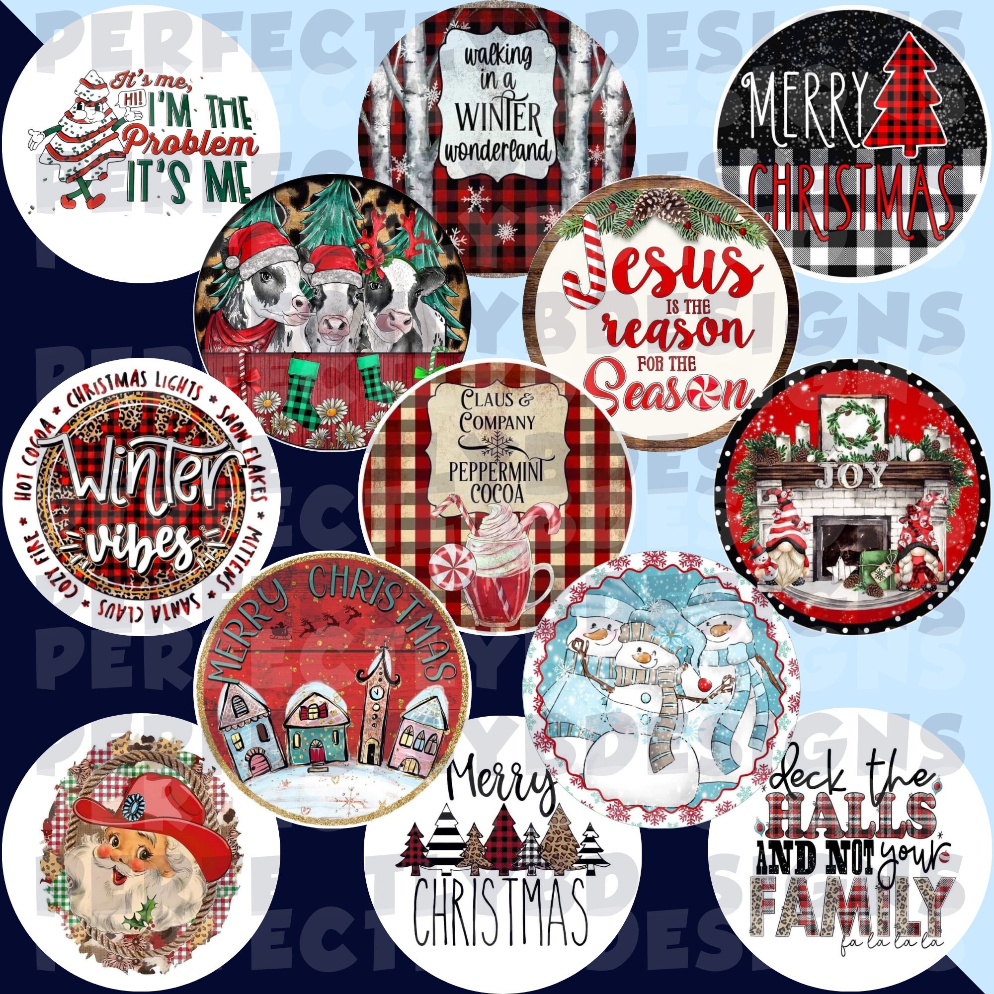 Christmas Grab Bag | Circle Cutouts | Grinchmas | Car Freshies ...