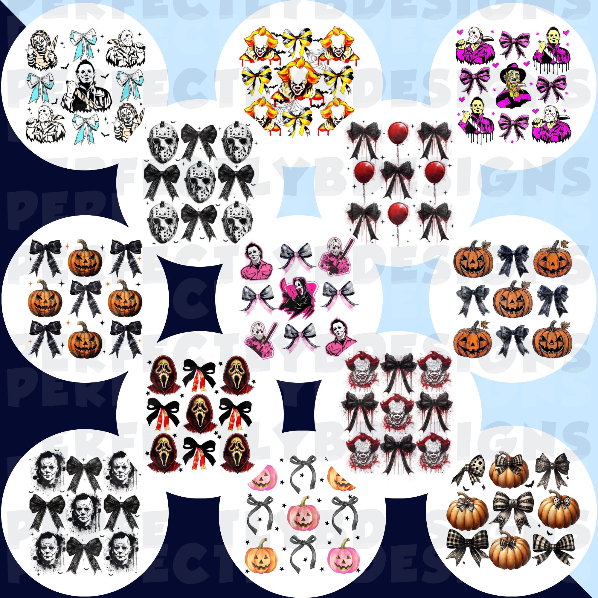 Coquette Halloween Grab Bag | Circle Cardstock Cutouts | Halloween ...
