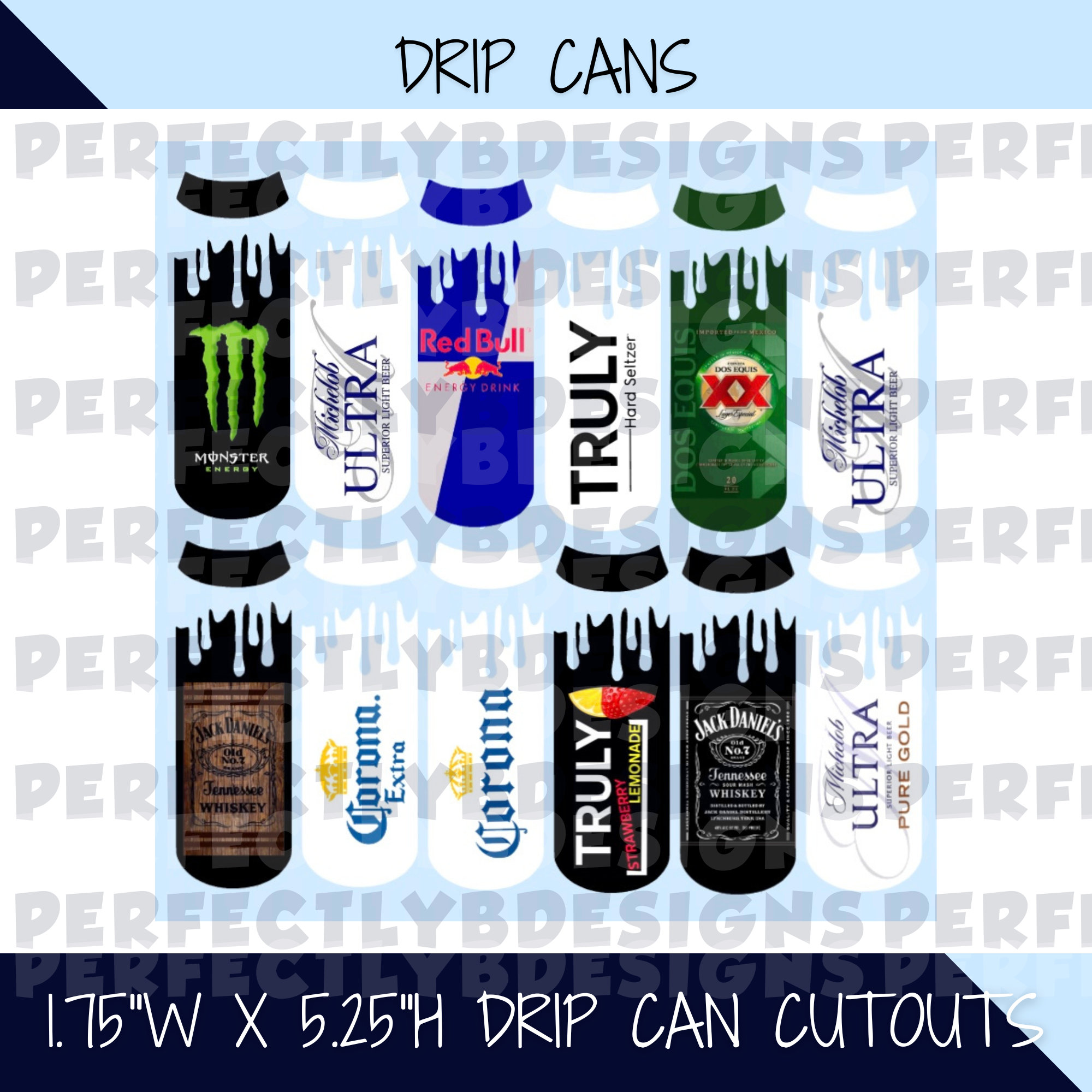 Drip Can Cardstock for Freshies - Etsy