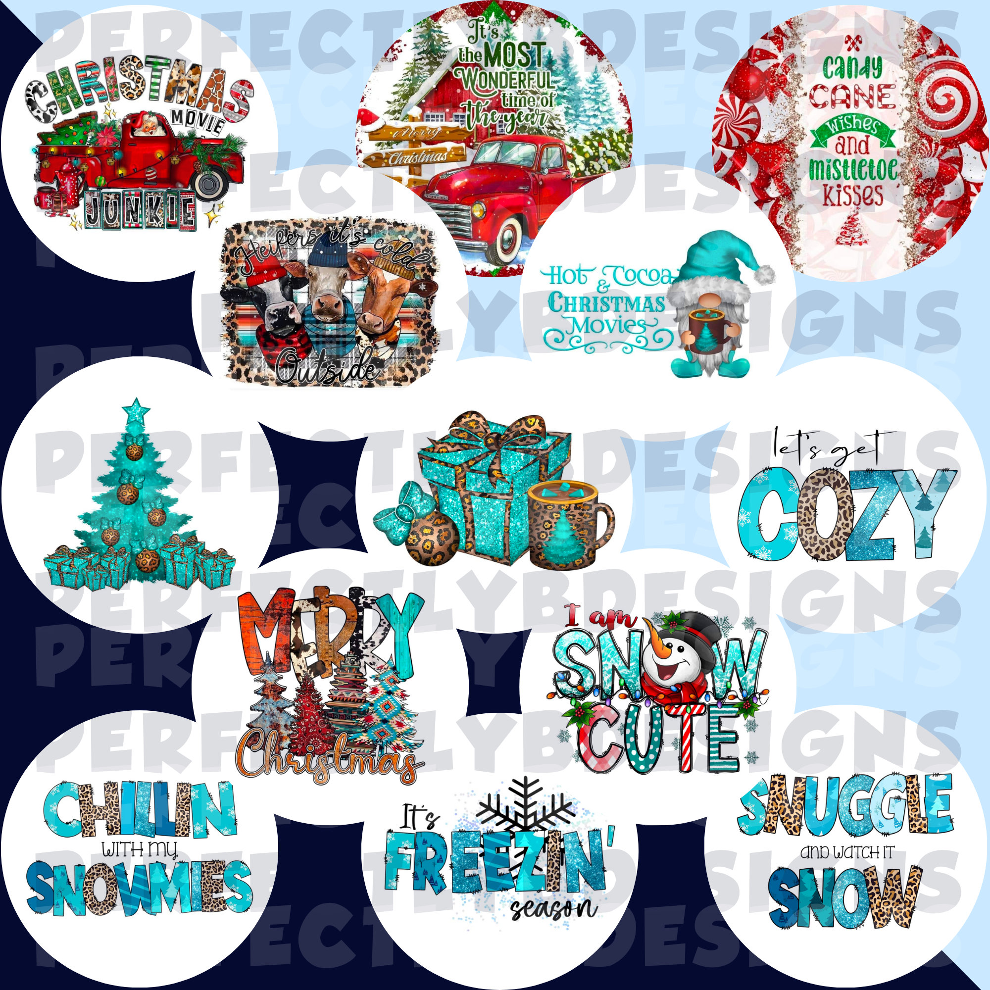 Christmas Grab Bag | Circle Cutouts | Grinchmas | Car Freshies ...