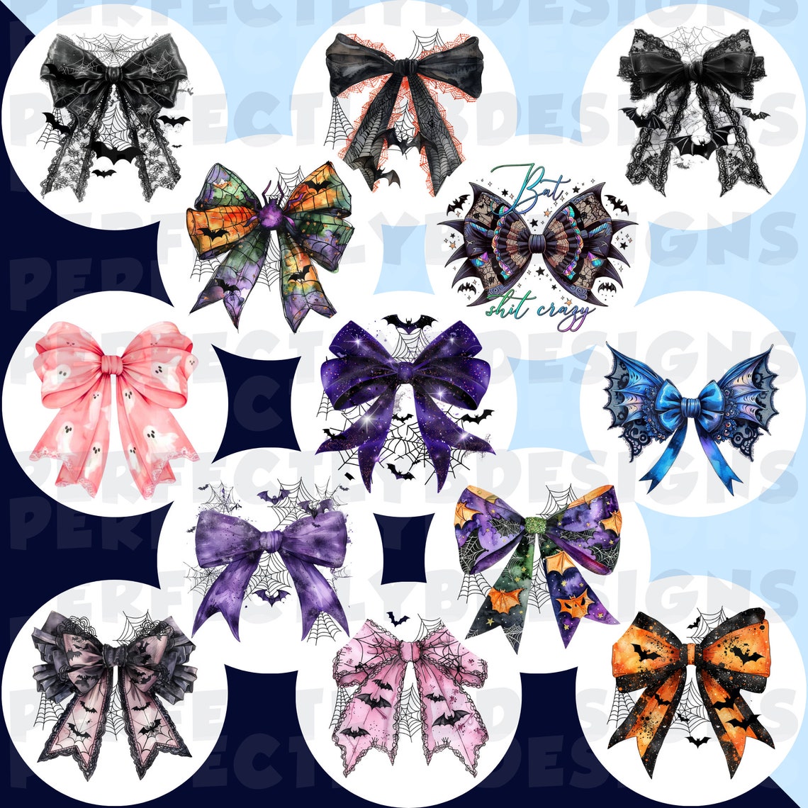 Coquette Halloween Grab Bag | Circle Cardstock Cutouts | Halloween ...