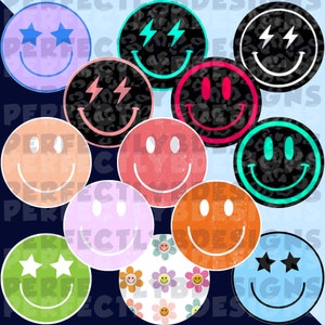 Smiley Faces All Smiles Grab Bag Circle Cardstock Cutouts Car Freshies ...