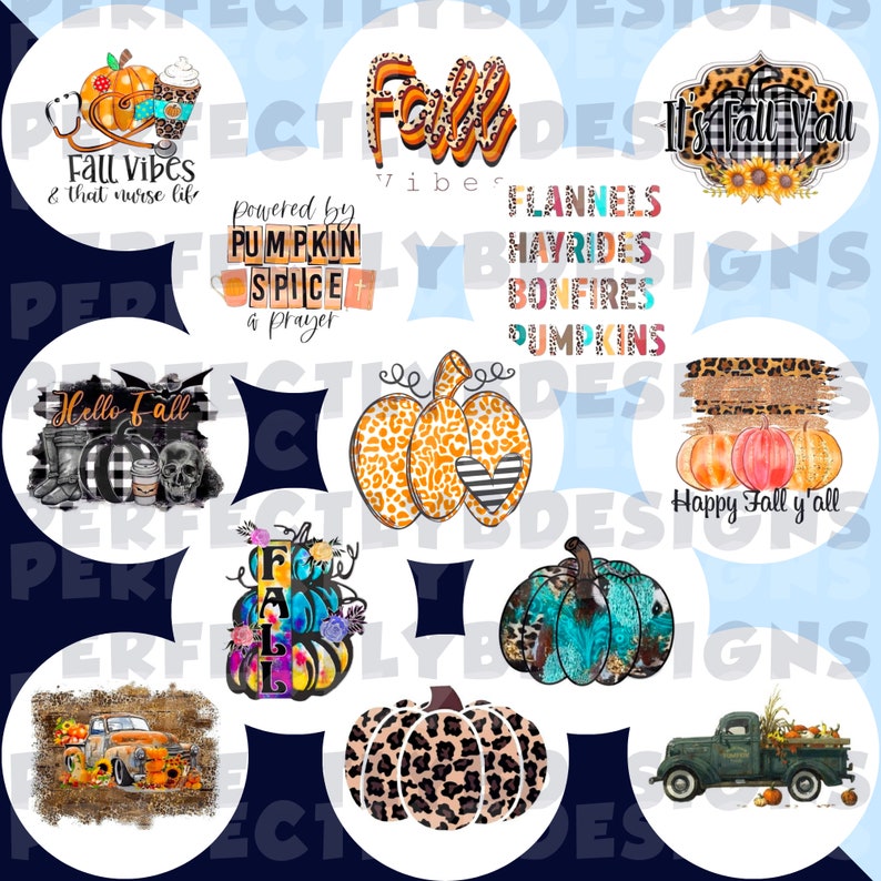 Fall Grab Bag Freshie Cardstock Circle Cutouts Car - Etsy