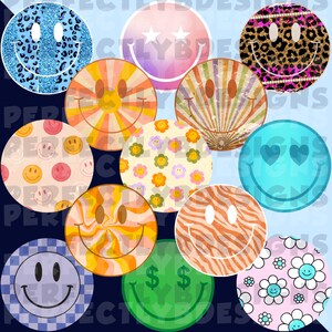 Smiley Faces All Smiles Grab Bag Circle Cardstock Cutouts Car Freshies ...