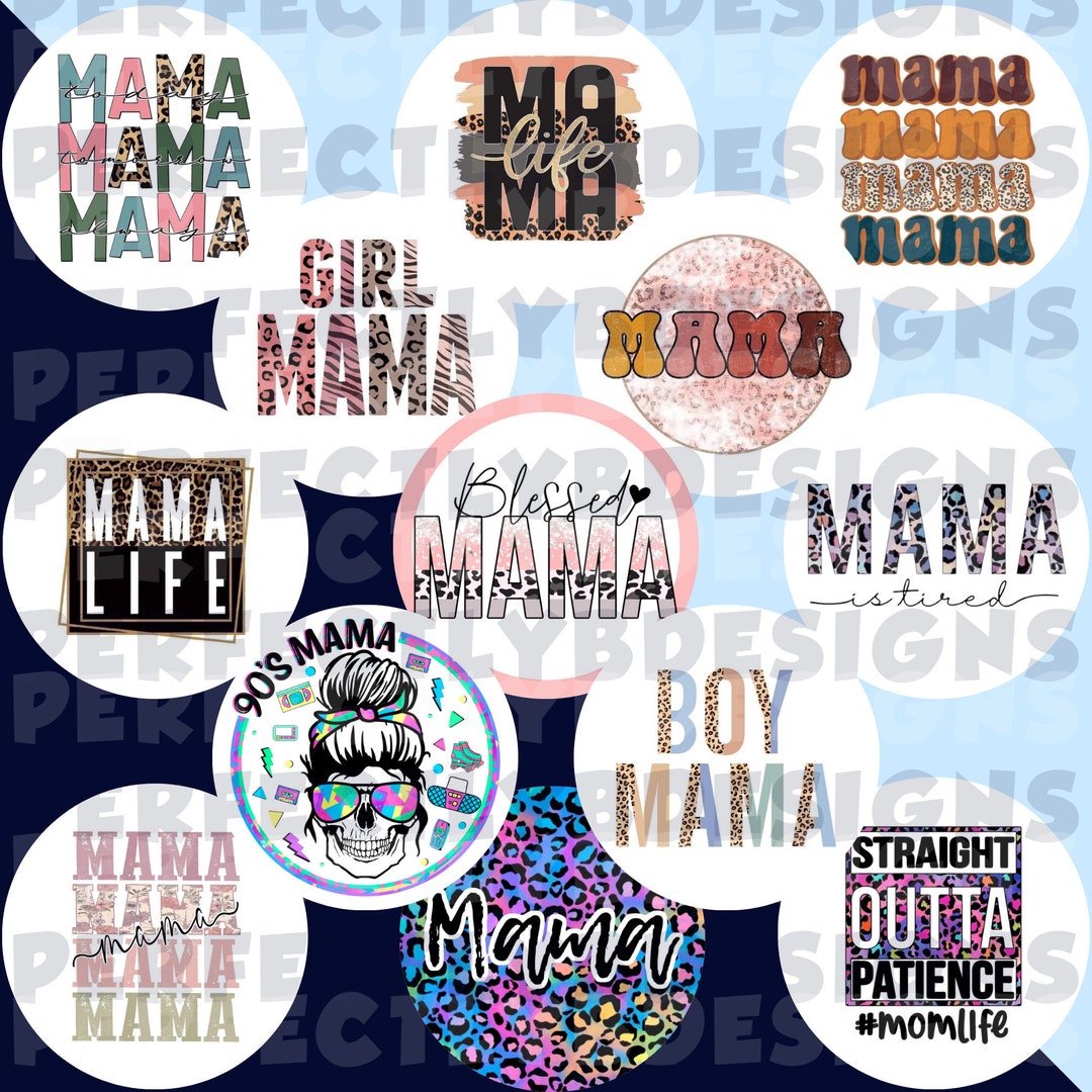 Variety Grab Bag Freshie Cardstock Circle Cutouts Mom Life Starbucks ...