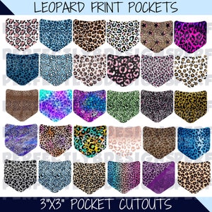 Cheetah Print Pockets Grab Bag | Pocket Cardstock | Car Freshies ...