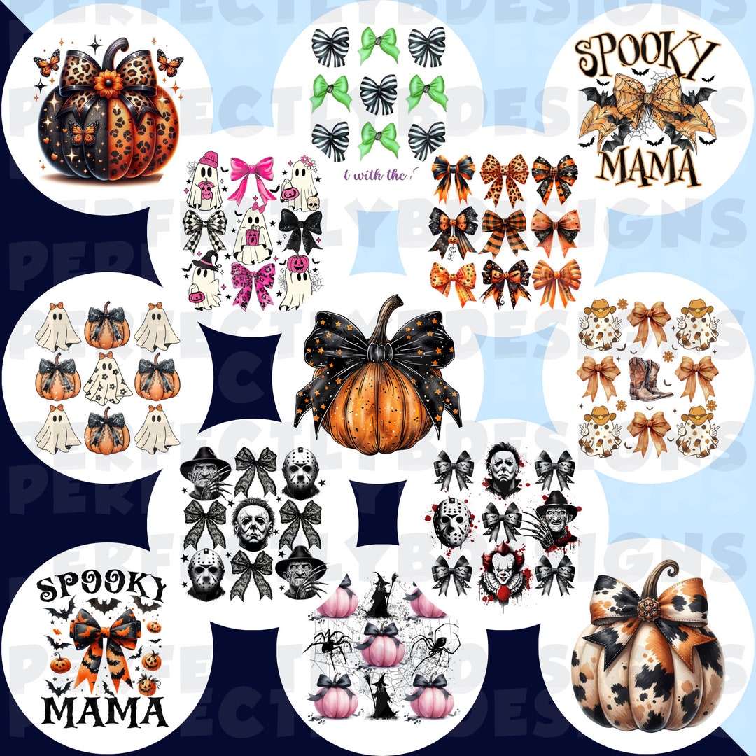 Coquette Halloween Grab Bag | Circle Cardstock Cutouts | Halloween ...