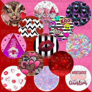 Valentine's Day Grab Bag | Circle Cardstock Cutouts | Car Freshies ...