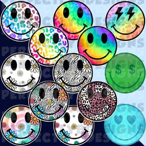 Smiley Faces | All Smiles Grab Bag | Circle Cardstock Cutouts | Car ...