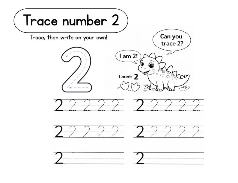 Dinosaur Learning Bundle: Letters and Numbers Tracing, Coloring ...