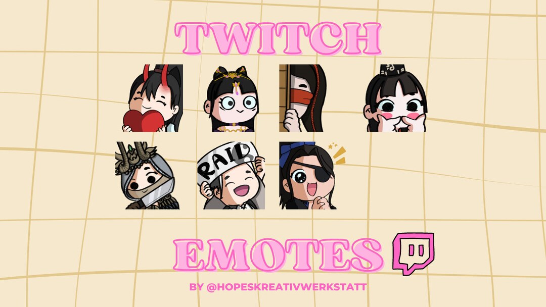 Naraka:bladepoint Twitch Emotes - Etsy