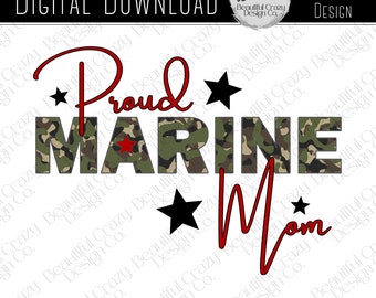Marine Mom Shirt - Etsy