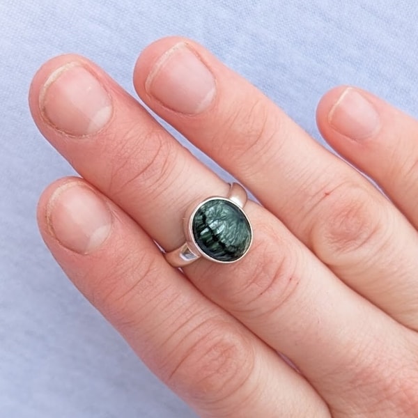 Serpentine Ring - Etsy