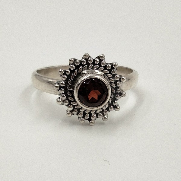 Red Stone Ring - Etsy