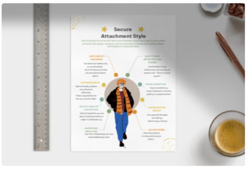 Attachment Styles Workbook | Self Care Therapy Journal | Mental Health ...