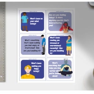 Teen Therapy Conversation Question Cards | Icebreaker Topics ...