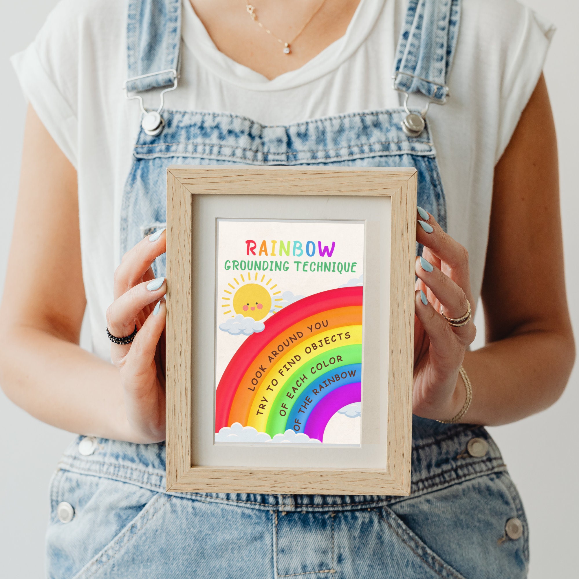Grounding Technique Poster Worksheet | Kids Calm Down Corner | Coping ...