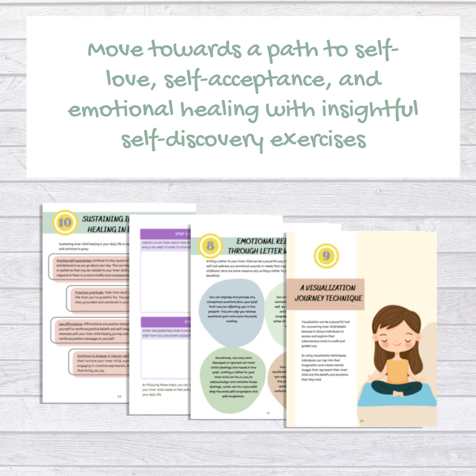 Healing Inner Child Wounds Workbook | Reparenting Inner Child Recovery ...