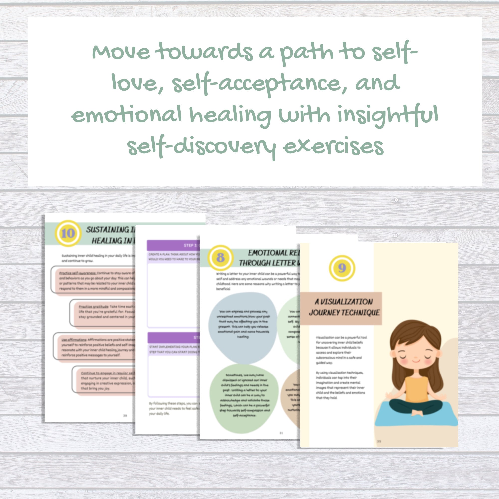 Healing Inner Child Wounds Workbook | Reparenting Inner Child Recovery ...