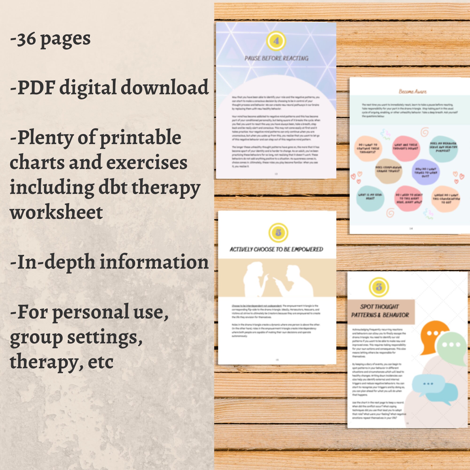 Exit the Codependent Triangle Roles Work Book Codependence - Etsy