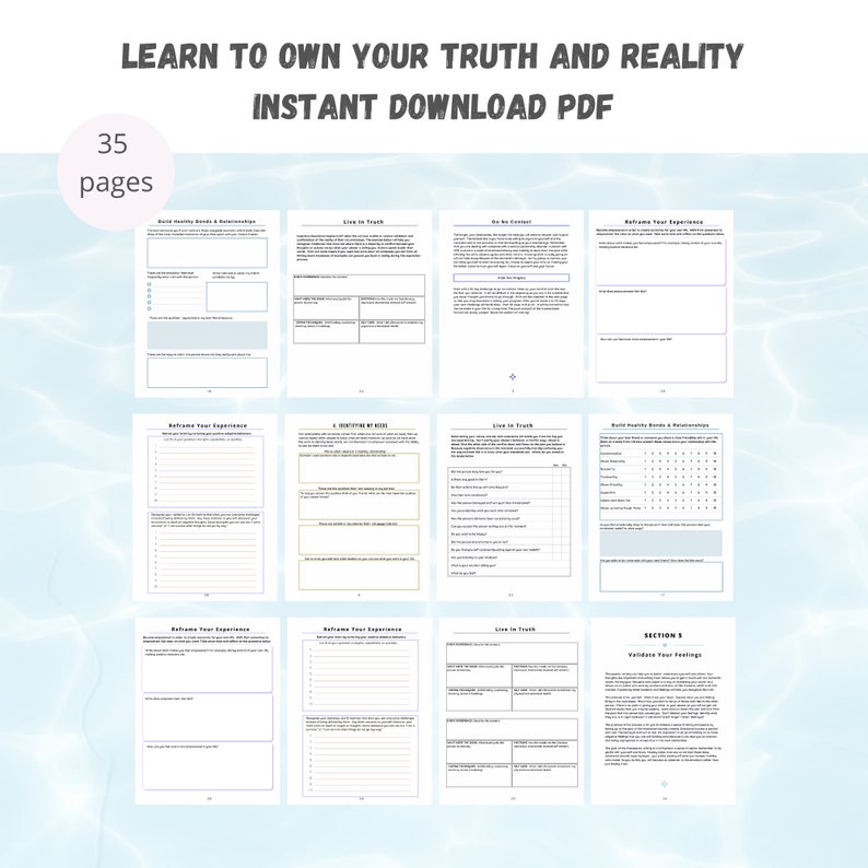 Breaking the Trauma Bond Workbook Journal Narcissistic Abuse Emotional ...