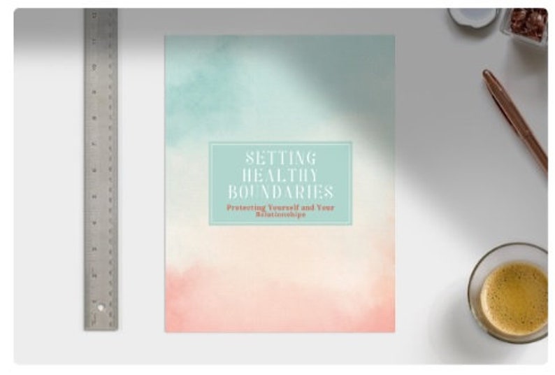 Setting Boundaries Workbook Worksheet Book Healing Mental Health ...