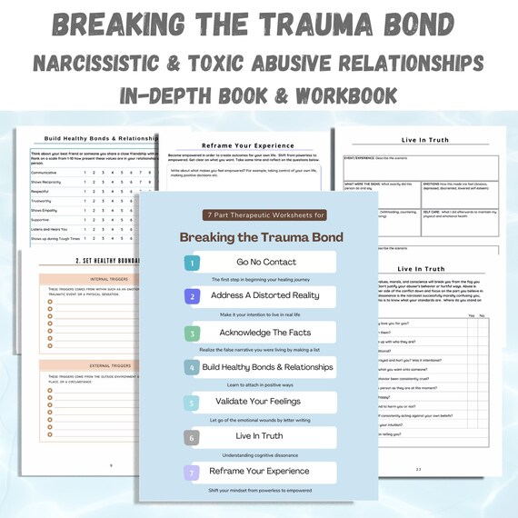 Breaking the Trauma Bond Workbook Journal Narcissistic Abuse - Etsy