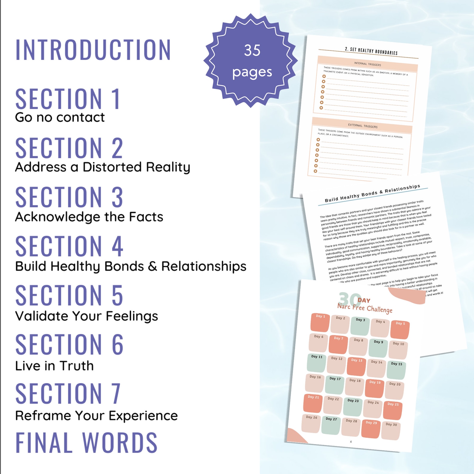 Breaking the Trauma Bond Workbook Journal | Narcissistic Abuse ...
