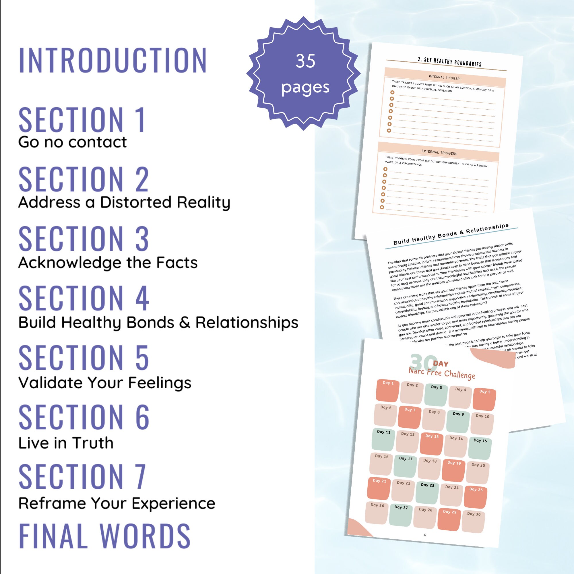 Breaking the Trauma Bond Workbook Journal | Narcissistic Abuse ...