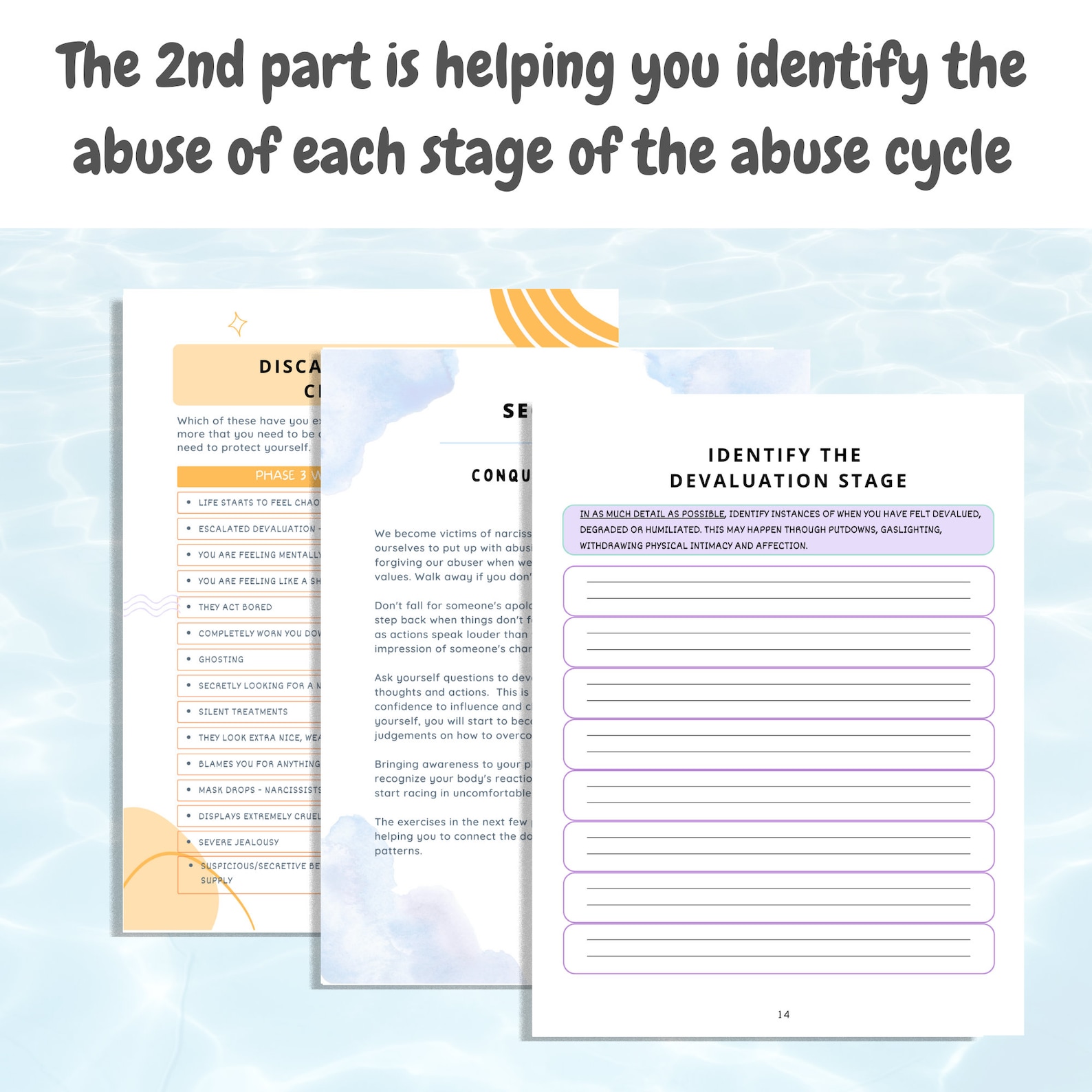 Breaking the Narcissistic Abuse Cycle Workbook Journal | Abuse Survivor ...