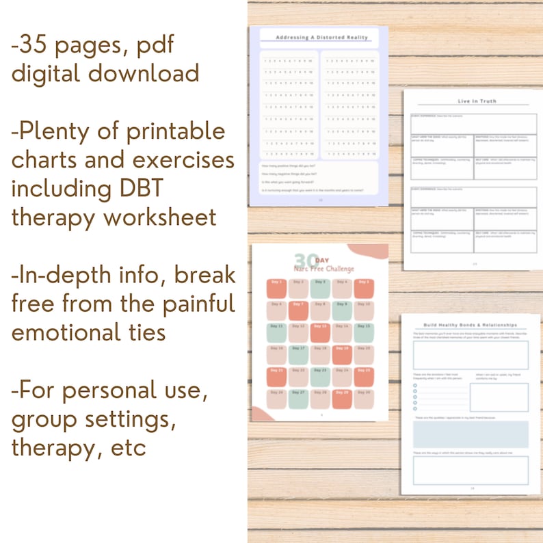 Breaking the Trauma Bond Workbook Journal | Narcissistic Abuse ...