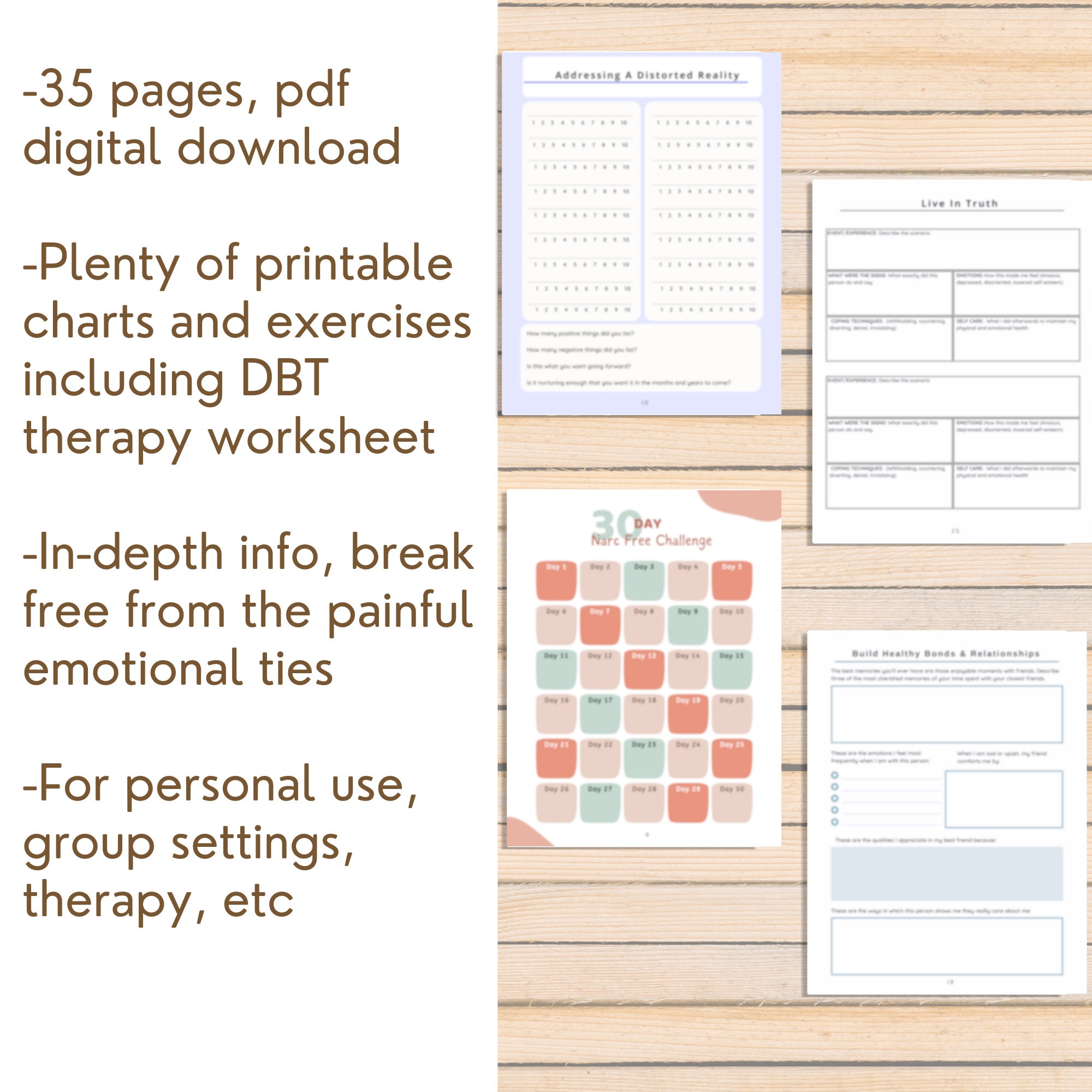 Breaking the Trauma Bond Workbook Journal | Narcissistic Abuse ...