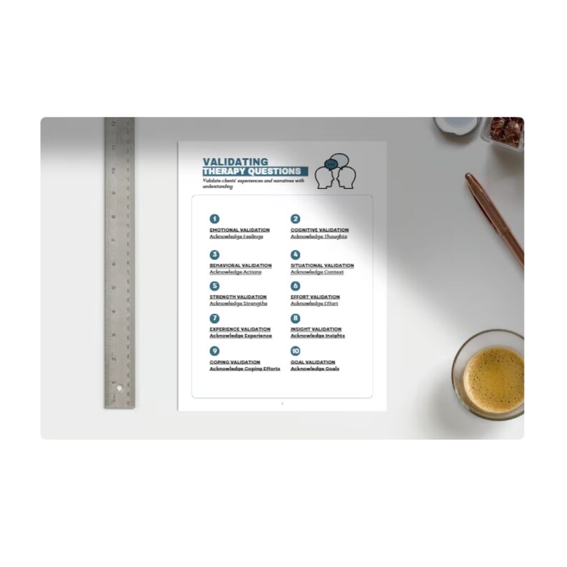 200 Validating Statements for Session Therapy PDF | Counseling Session ...