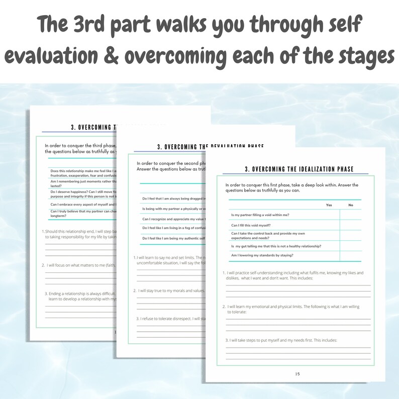Breaking the Narcissistic Abuse Cycle Workbook Journal Abuse - Etsy