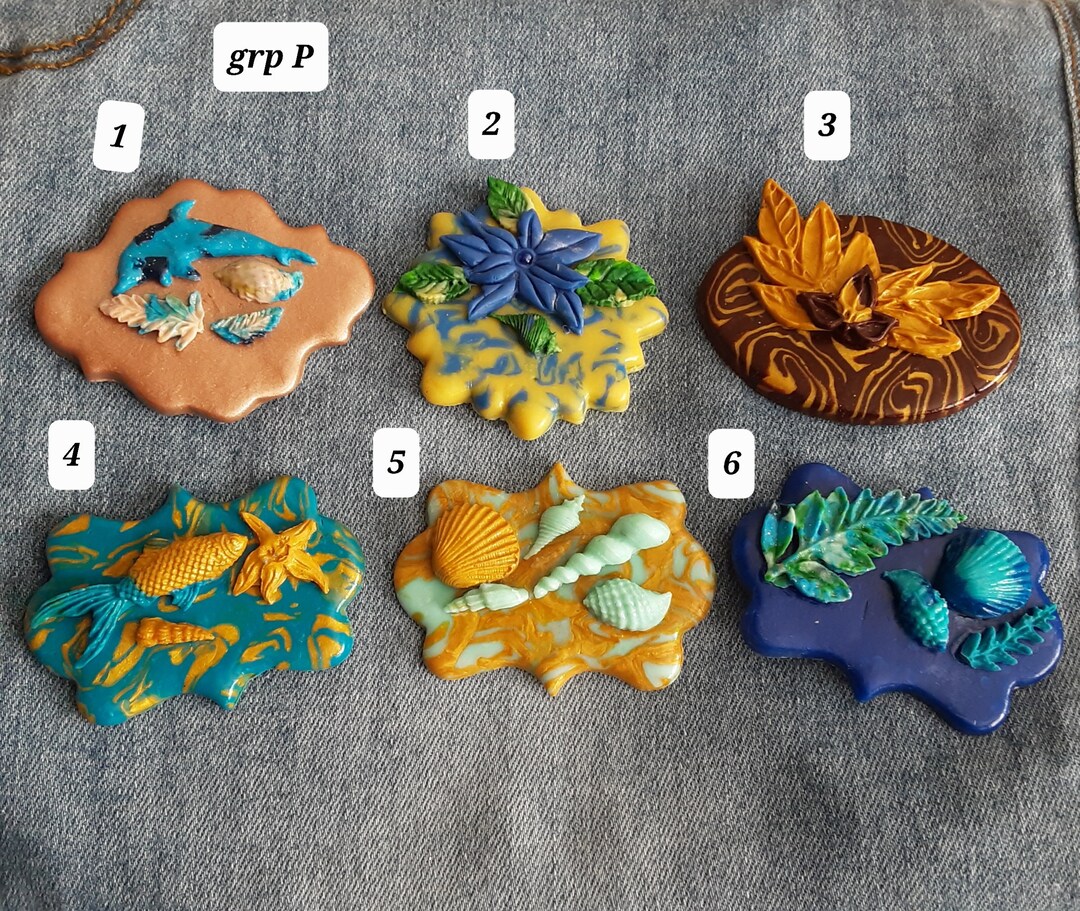 Customised Handicrafted One off Name Badges, Polymer Clay Badges, Nurse ...