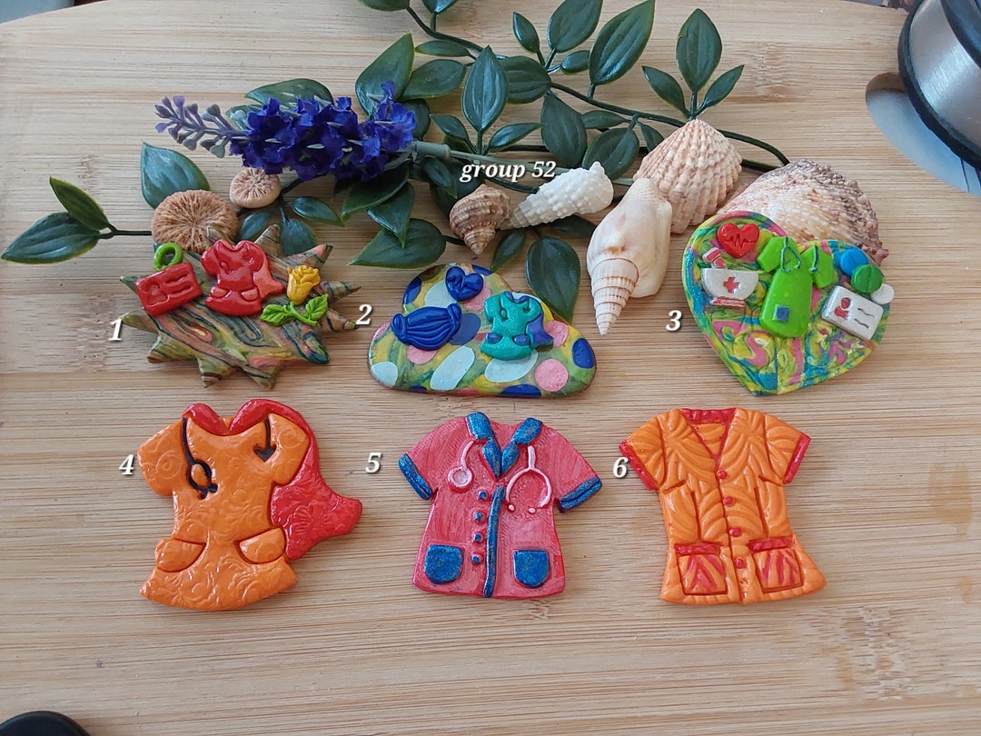 Customised Handicrafted Name Badges, Polymer Clay Badges, Nurse Badges ...