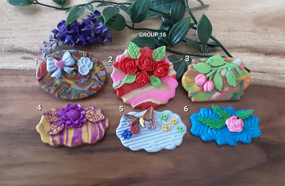 Customised Handicrafted One off Polymer Clay Id Name Badges, Nurses ...