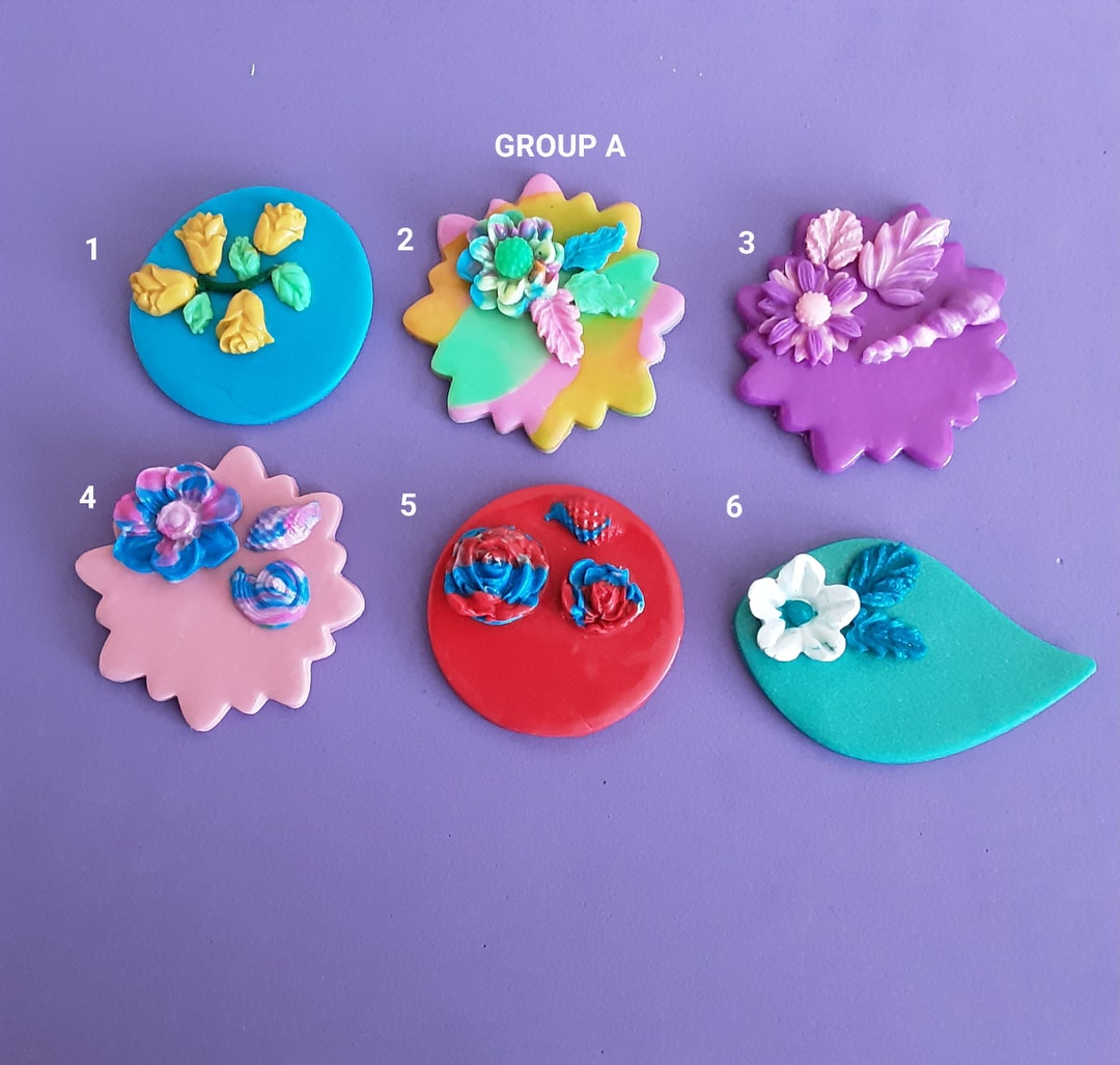 Handcrafted Polymer Clay Badges Nurses / Office Badges - Etsy