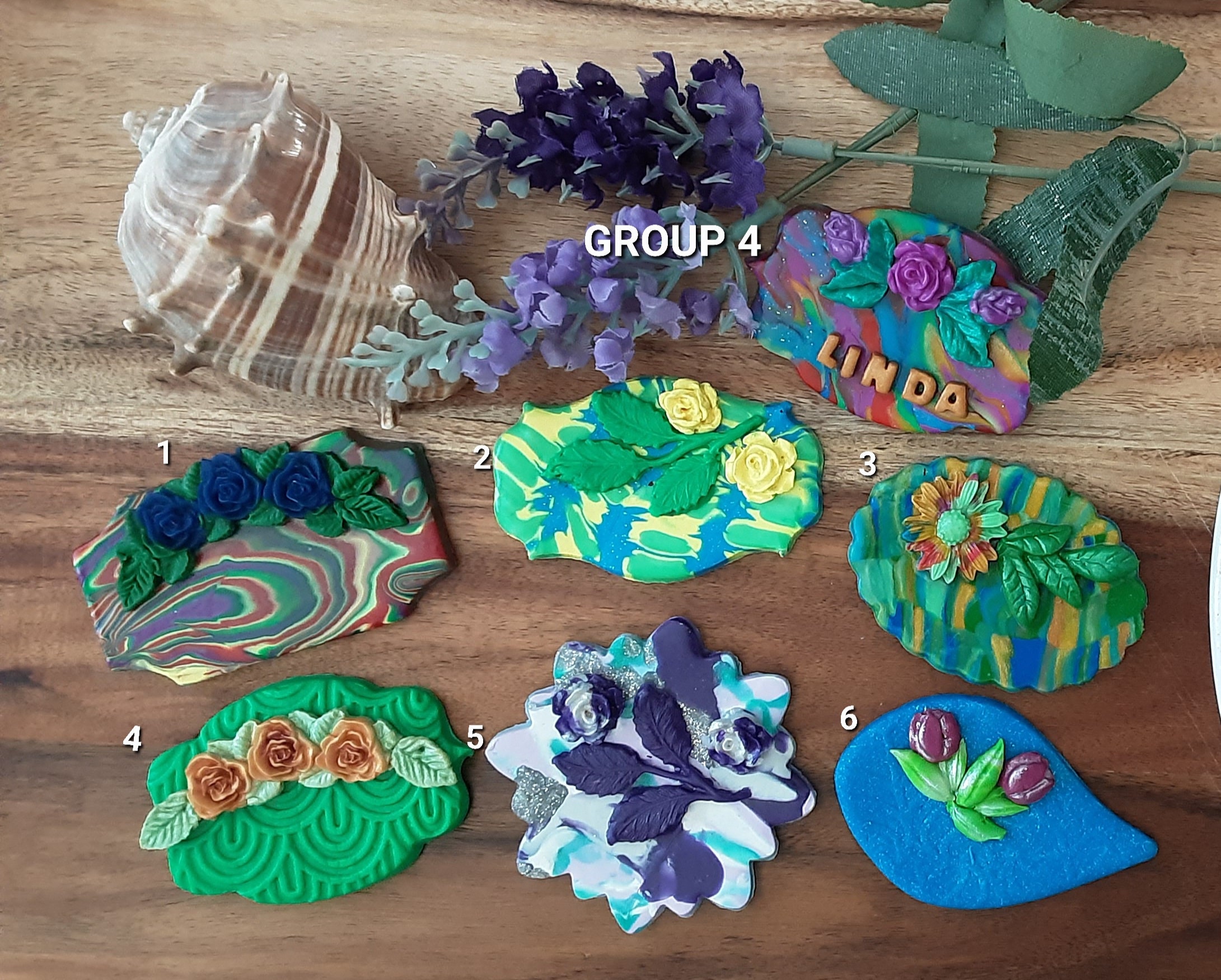 Nurses Badges Polymer Clay Name Badges Handmade - Etsy